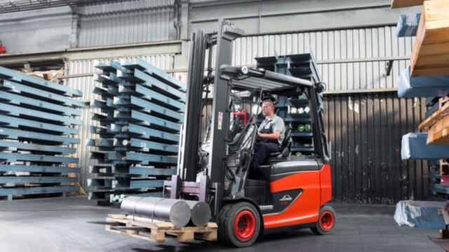 Elektrisk motviktstruck från Linde Material Handling