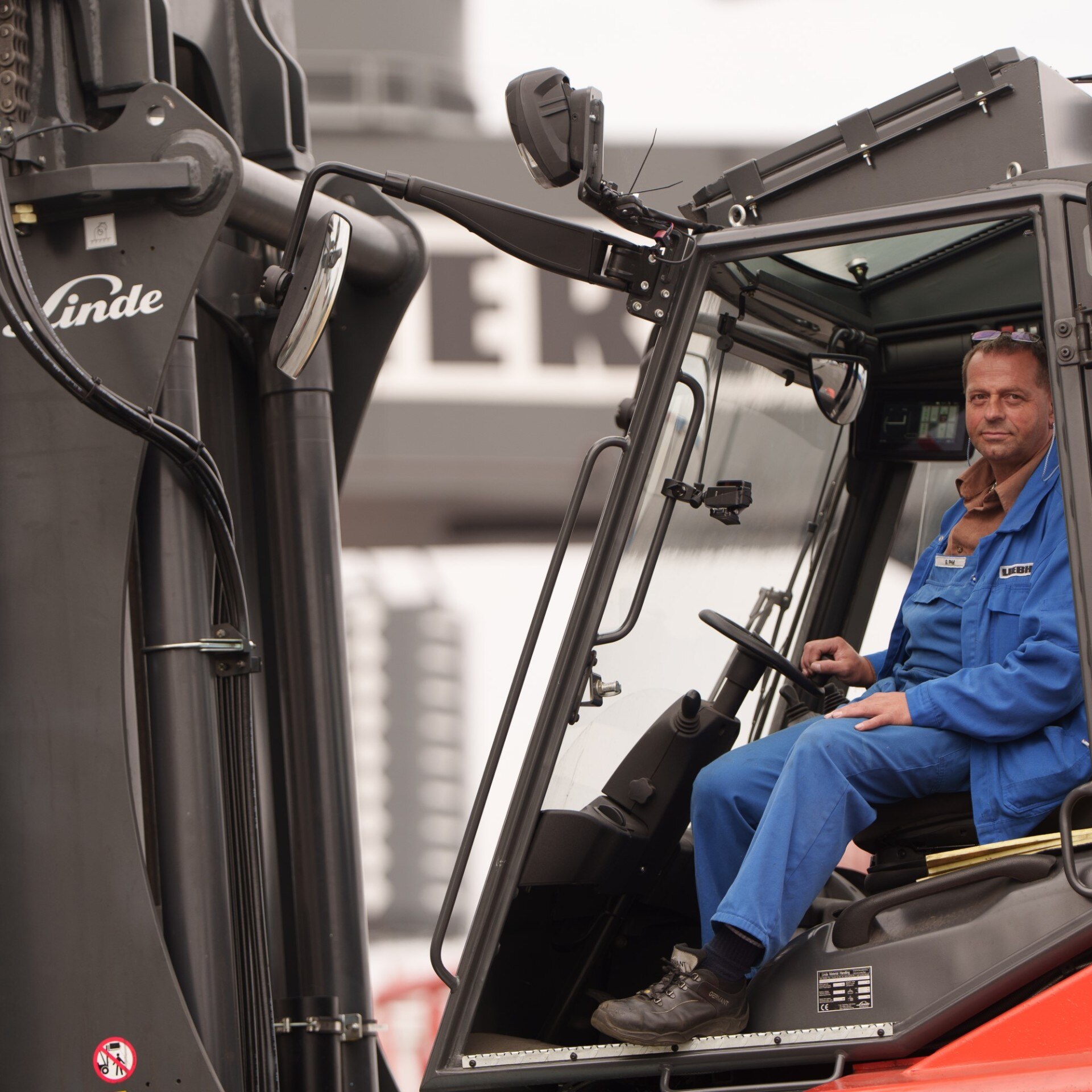Elektrisk motviktstruck E160 hos Liebherr