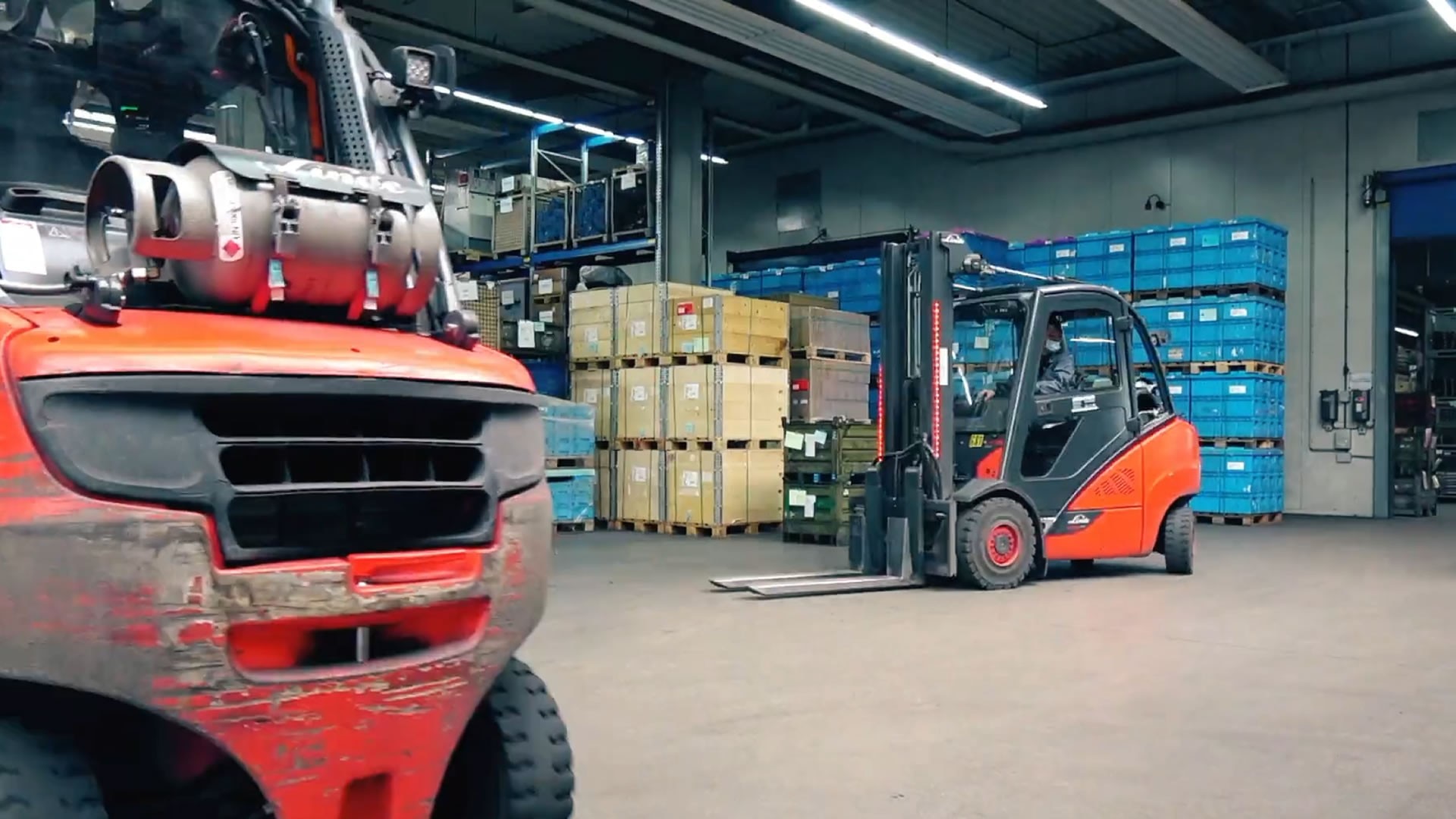 Elektriskt högpresterande motviktstruckar | Linde MH